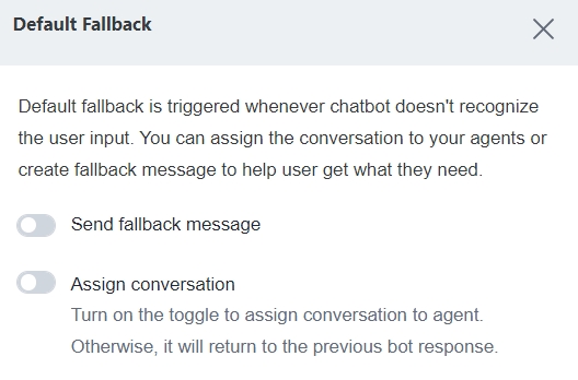 How to Set Fallback Defaults on Qontak Chatbot – Mekari Qontak
