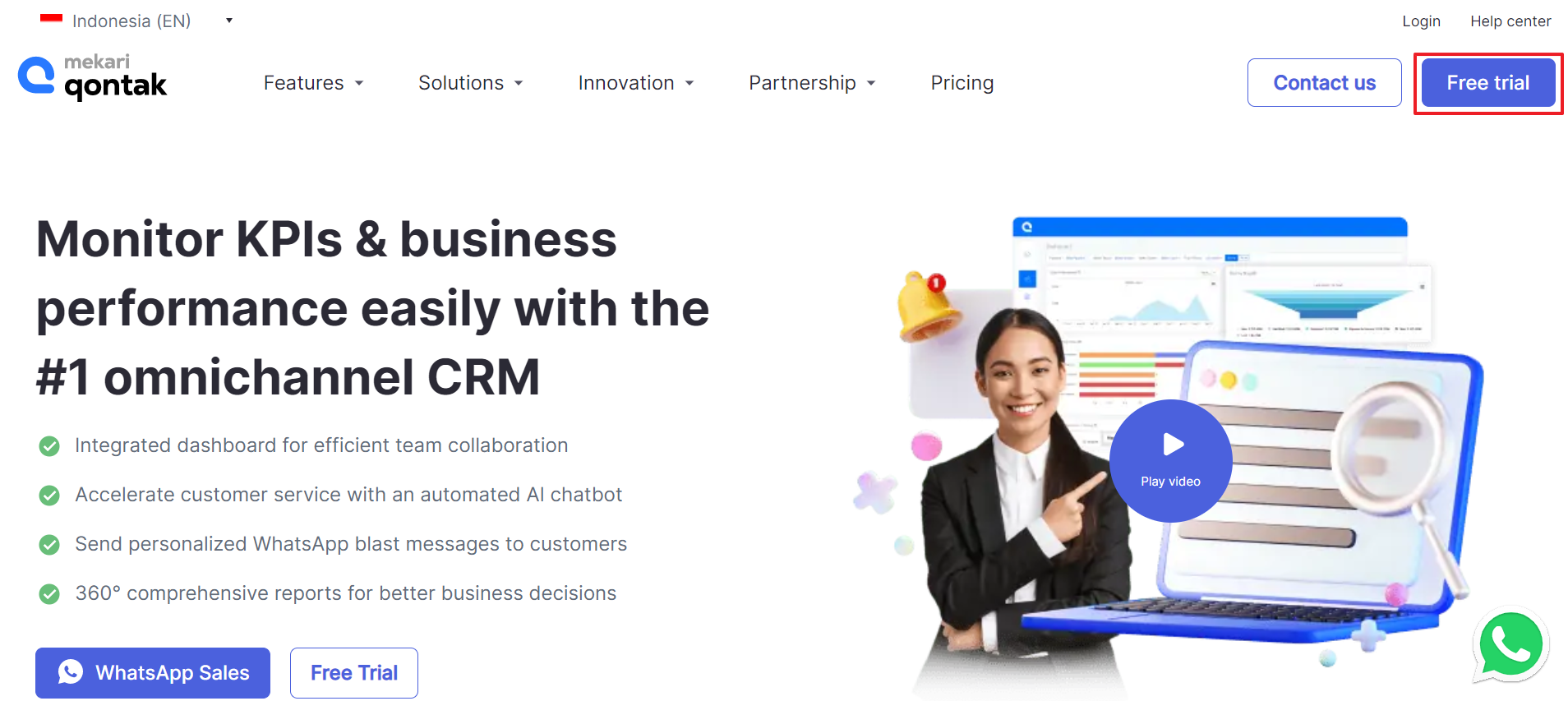 How to Try Free Qontak CRM and Omnichannel Accounts – Mekari Qontak