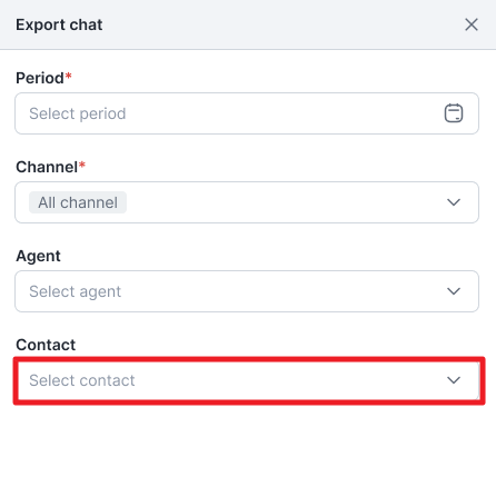 How to Export Chat History – Mekari Qontak