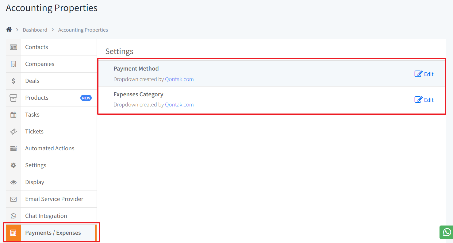 How to Manage Menu Properties - Payment/Expense – Mekari Qontak