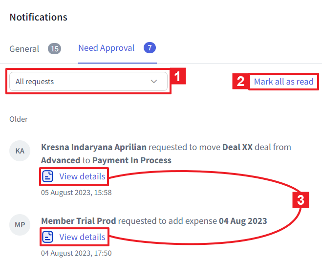 Need Approval on Notifications – Mekari Qontak
