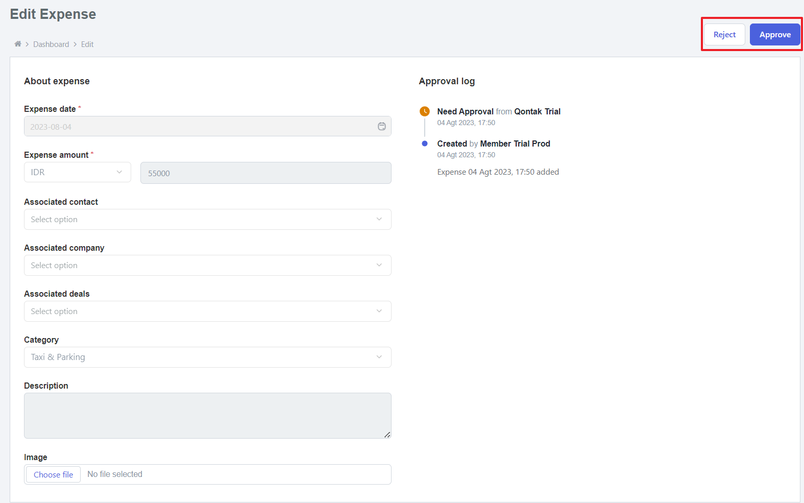 Need Approval on Notifications – Mekari Qontak