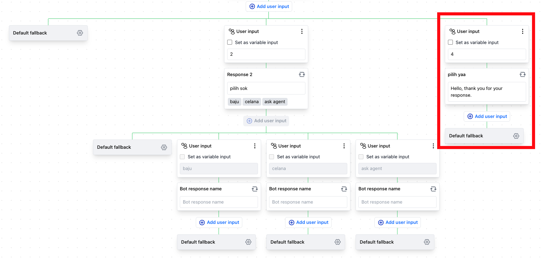 How to Manage User Input and Bot Response on Chatbot – Mekari Qontak