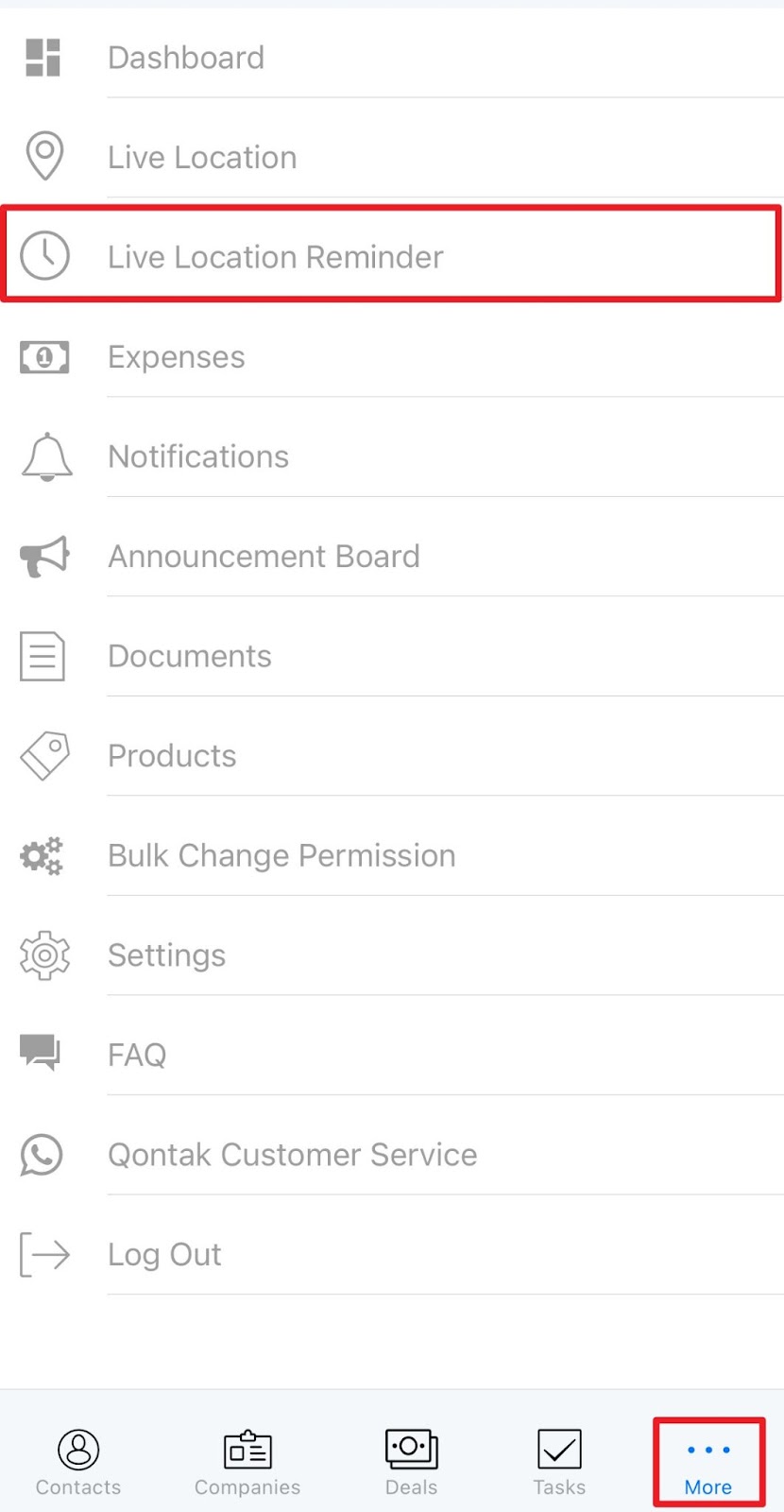 How to Set Up Live Location Notifications on Qontak CRM Mobile App ...